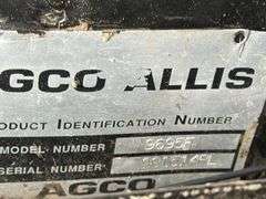Agco Allis 9695 MFD Tractor, 5100 hrs, 18.4 tires and duals, 18 speed ...