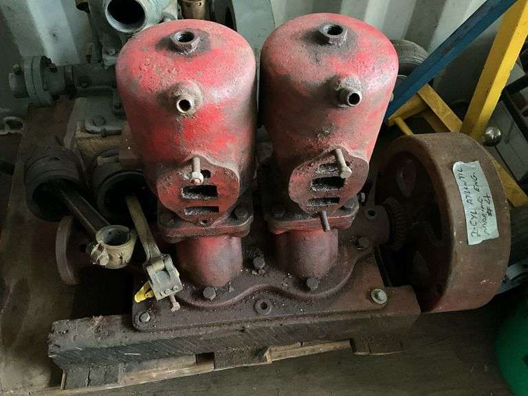 2 Cylinder Atlantic Marine Engine, Motor Is Free, - Hamilton-Maring ...