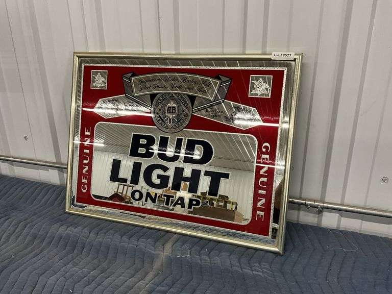 Bud Light Mirror, 19