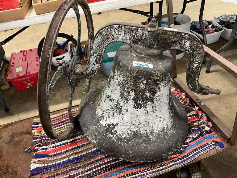 24" School Bell with Cradle - Hamilton-Maring Auction Group