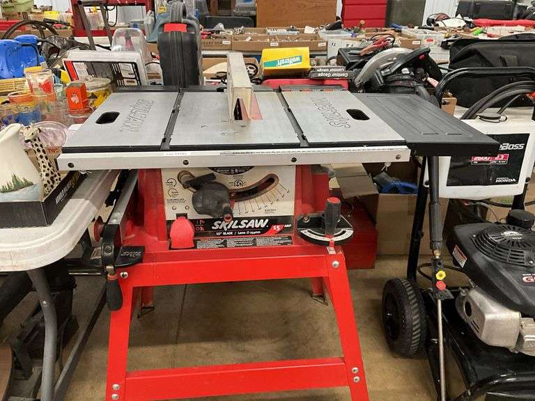 Skil Model 3400,Table Saw, 10" Blade, Fold Down Ex - Hamilton-Maring ...
