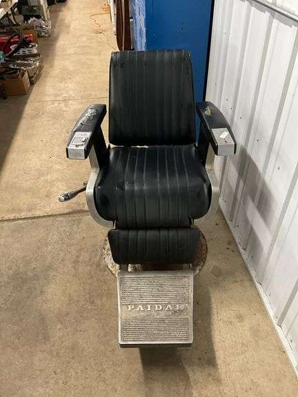 Vintage Paidar Salon, Barber Chair, Rotates, Pumps - Hamilton-Maring ...
