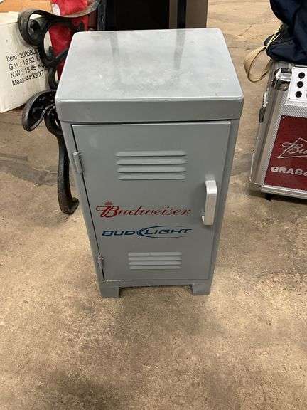 Budweiser Portable Mini Locker/Cooler On Wheels - Hamilton-Maring ...