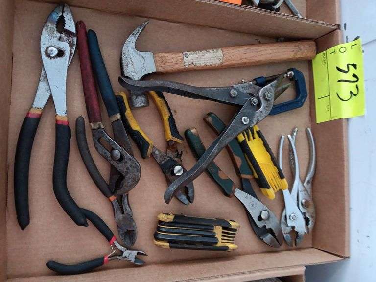 Assorted handtools – Pliers, Tin snips, Allen wren - Hamilton-Maring ...