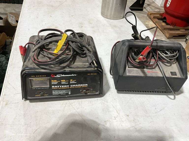 (2) Schumacher battery chargers - Hamilton-Maring Auction Group