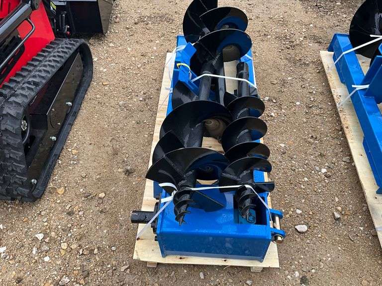2024 GIYI Skid Steer Loader Auger w/Extra Rod, 8" - Hamilton-Maring ...