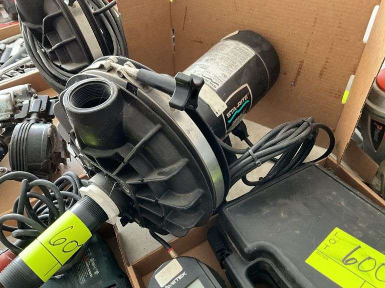 Sta-Rite Pump, Model P2RAXE 181L, 1hp, Single Phas - Hamilton-Maring ...
