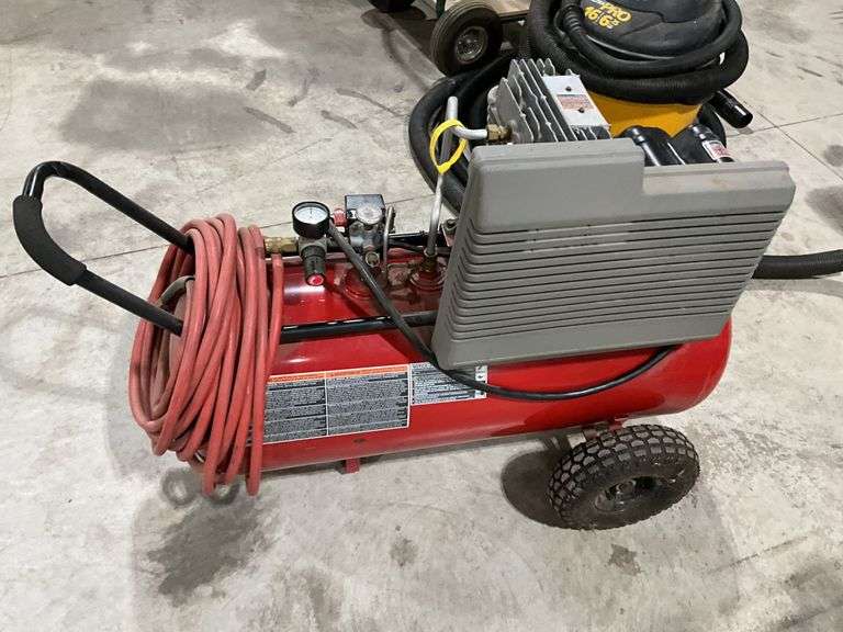 Porter Cable 25 gallon 135psi Air Compressor, Sing - Hamilton-Maring ...