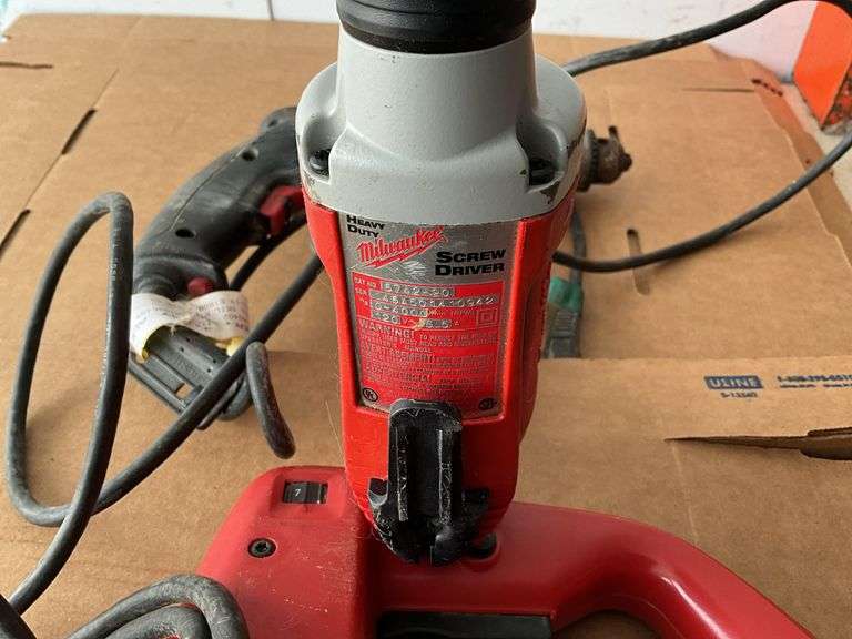 Milwaukee Corded Jig Saw, Milwaukee Corded Screwdr - Hamilton-Maring ...