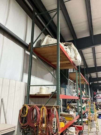 10' 4 shelf pallet racking,Does Not Include Items - Hamilton-Maring ...