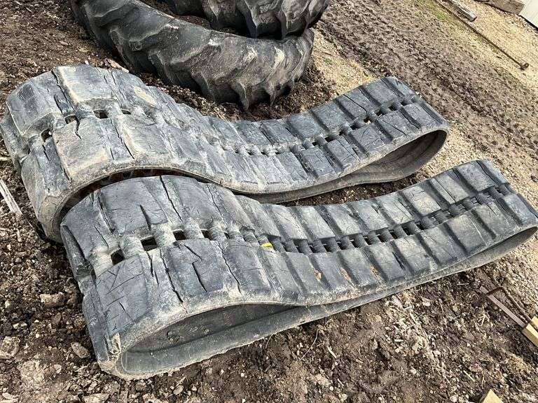 Set of 17" used Skid Loader Tracks - Hamilton-Maring Auction Group