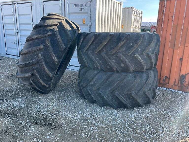 (3) Michelin Mach X bib tires w/out rims; 800-70R3 - Hamilton-Maring ...
