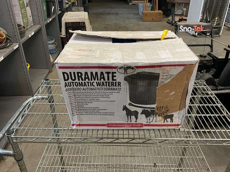 New Duramate automatic waterer - Hamilton-Maring Auction Group