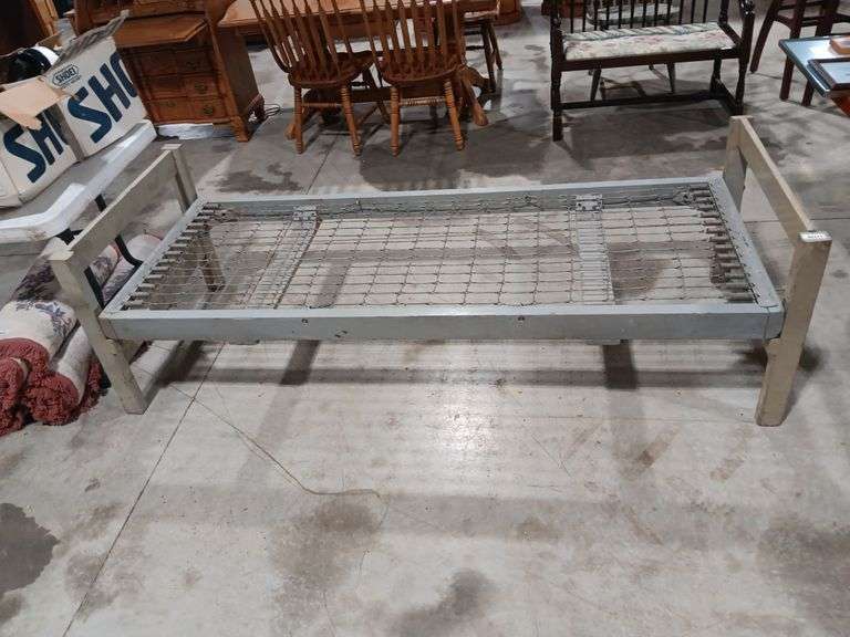US Army Bed Frame - Hamilton-Maring Auction Group