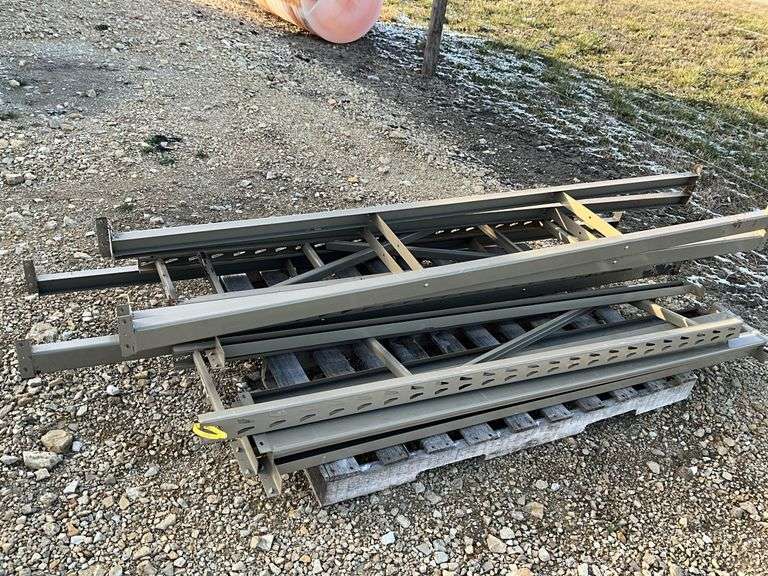 Stack of pallet racking - Hamilton-Maring Auction Group