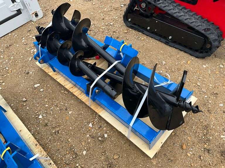 2024 GIYI Skid Steer Loader Auger w/Extra Rod, 8" - Hamilton-Maring ...