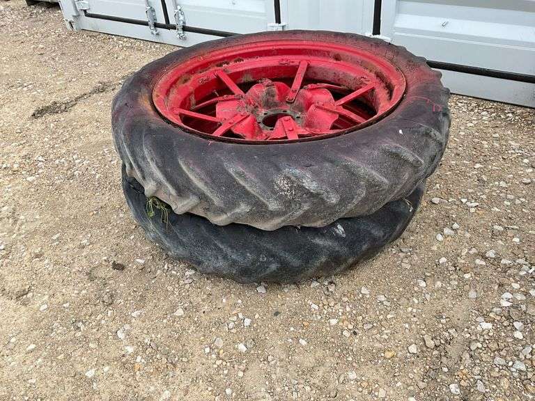 Set of rims & tires 36" - off Farmall 20 - Hamilton-Maring Auction Group