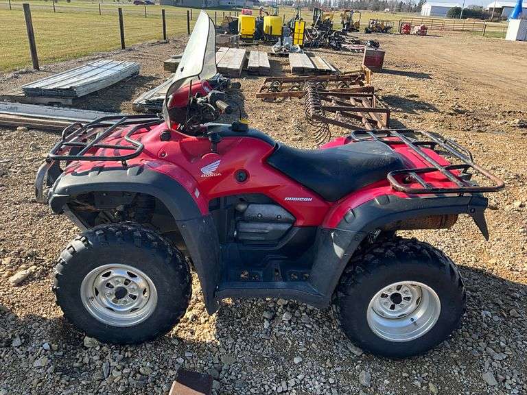 2008 Honda Rubicon 4-wheeler; runs good, Model #TR - Hamilton-Maring ...
