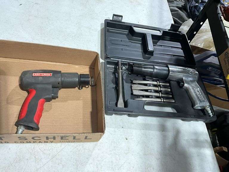 Craftsman pneumatic air chisel, Chicago pneumatic - Hamilton-Maring ...