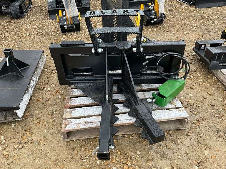 Beast skid loader mount tree/post puller with rece - Hamilton-Maring ...
