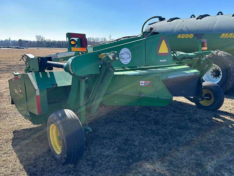 John Deere 955 Center Pivot Discbine, 14.5' Cut, 9 Turtles, Impeller ...