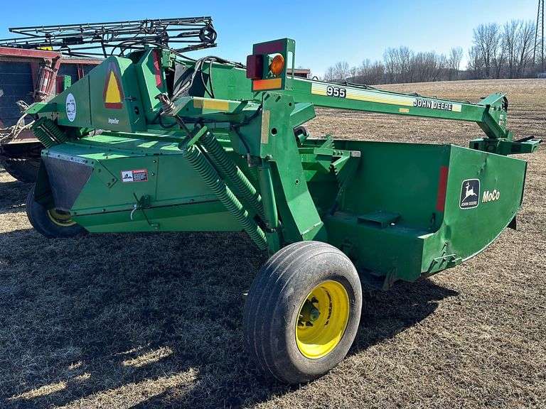 John Deere 955 Center Pivot Discbine, 14.5' Cut, 9 Turtles, Impeller ...