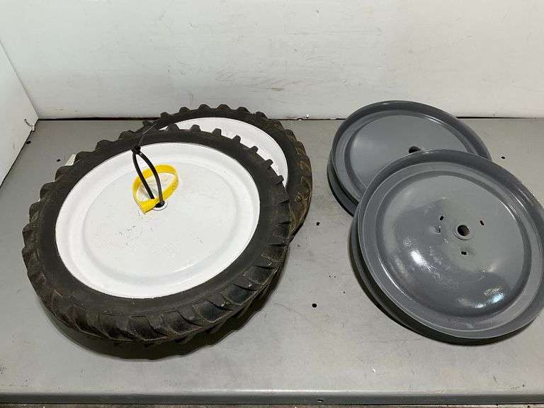 (2) Pedal Tractor Tires & Rims, (2) Rims - Hamilton-Maring Auction Group