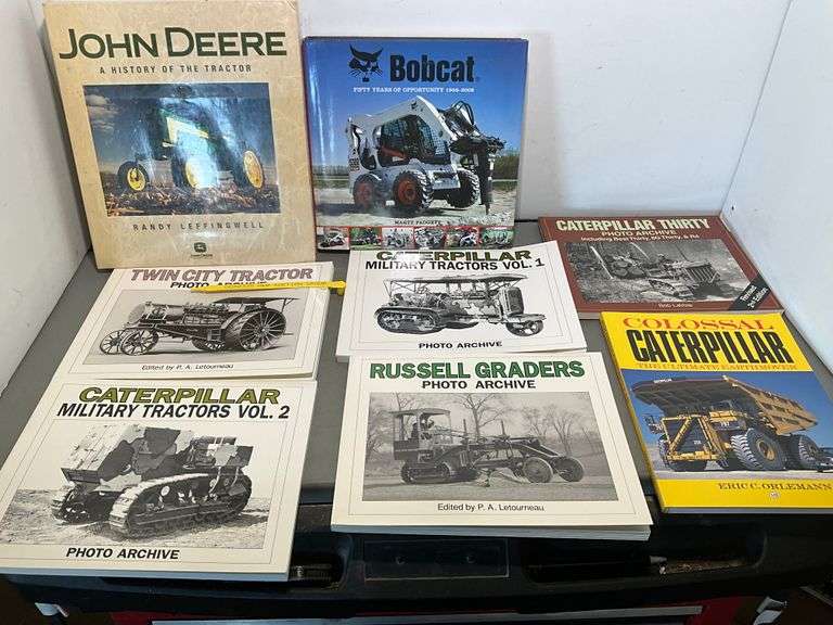 Stack of Old Tractor Books - Hamilton-Maring Auction Group