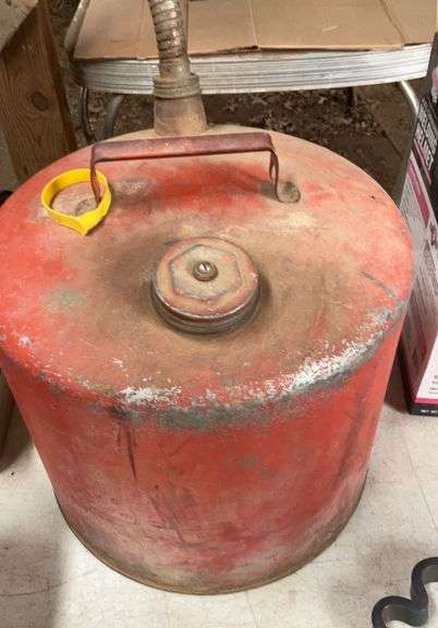 Vintage Eagle Metal Gas Can - Hamilton-Maring Auction Group