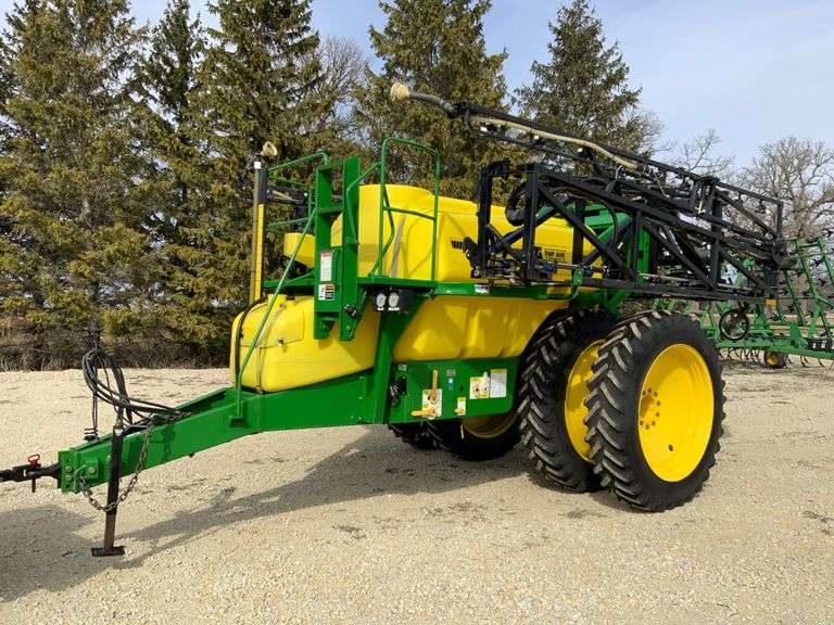 2005 Top Air TA 1600 Pull Type Sprayer, 90ft Boom, 5 section control ...