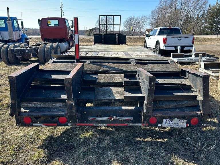 1989 Transcraft Double Drop Step Deck Semi Trailer, Model DDTL30-12-46 ...