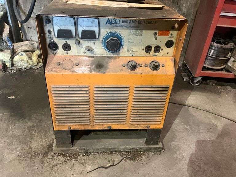 Airco 650 Amp Dc Welder Hamilton Maring Auction Group