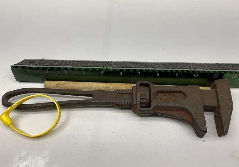 Vintage International Harvester Company adjustable monkey wrench with ...