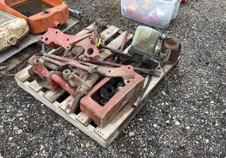 Assorted Tractor brackets, Pump - Hamilton-Maring Auction Group