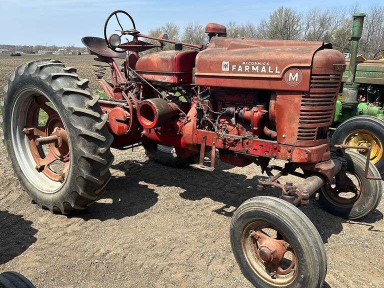 Farmall M Tractor, Wide Front, 13.6-38 tires, PTO, single hydraulic ...