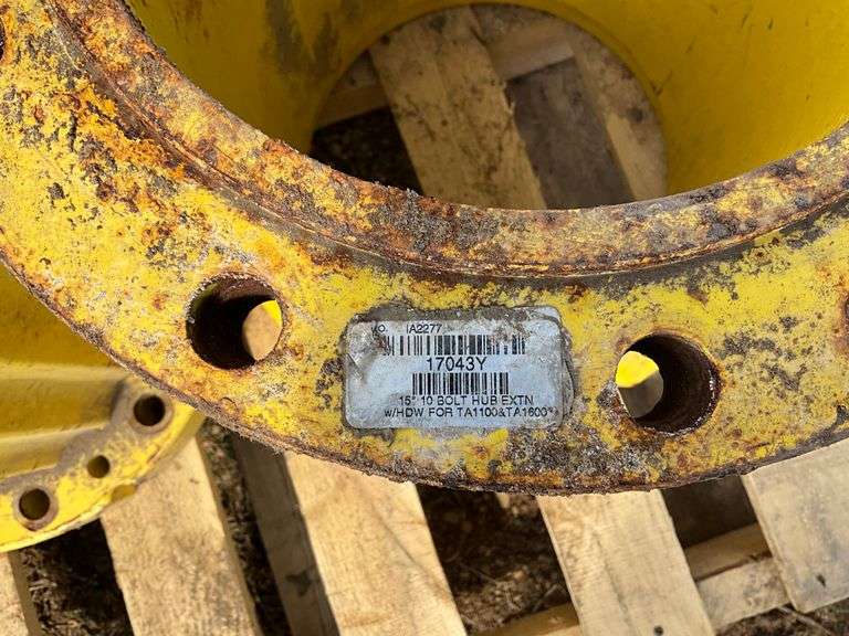 Pair of Unverferth 15" Axle Extensions for 10-Bolt Hub - Hamilton ...