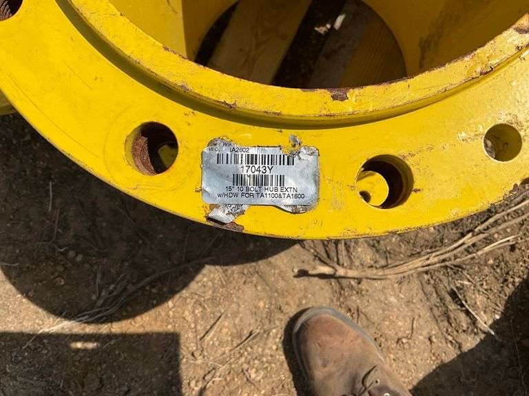 Pair of Unverferth 15" Axle Extensions, 10-Bolt - Hamilton-Maring ...