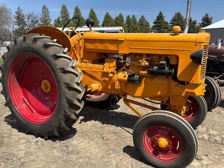 Minneapolis Moline Z Tractor, Wide Front, New Front and Rear Tires, 12. ...