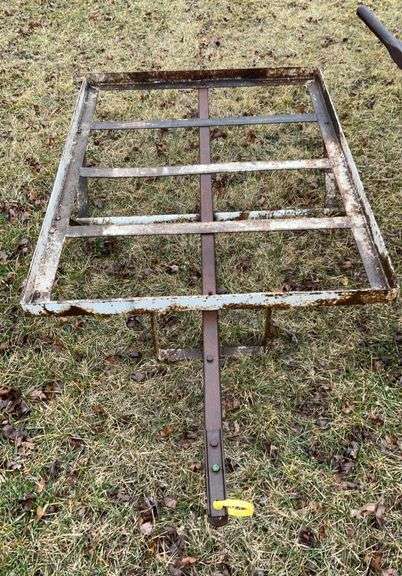 Steel wagon frame, no axles - Hamilton-Maring Auction Group