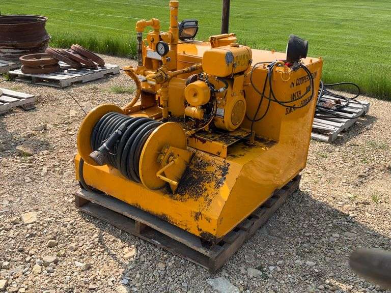 Portable Grass Rig, 200-gal Tank, Pump w/Kohler Motor, Hose & Reel ...