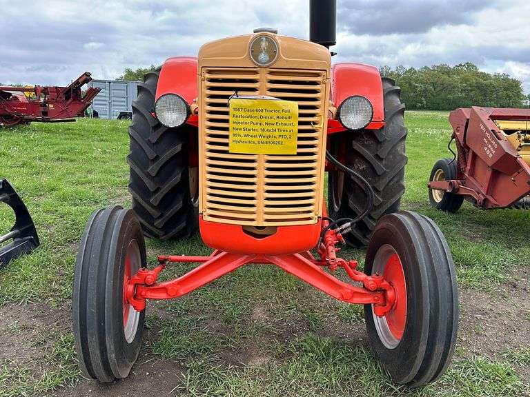 1957 Case 600 Tractor, Full Restoration, Diesel, Rebuilt Injector Pump ...