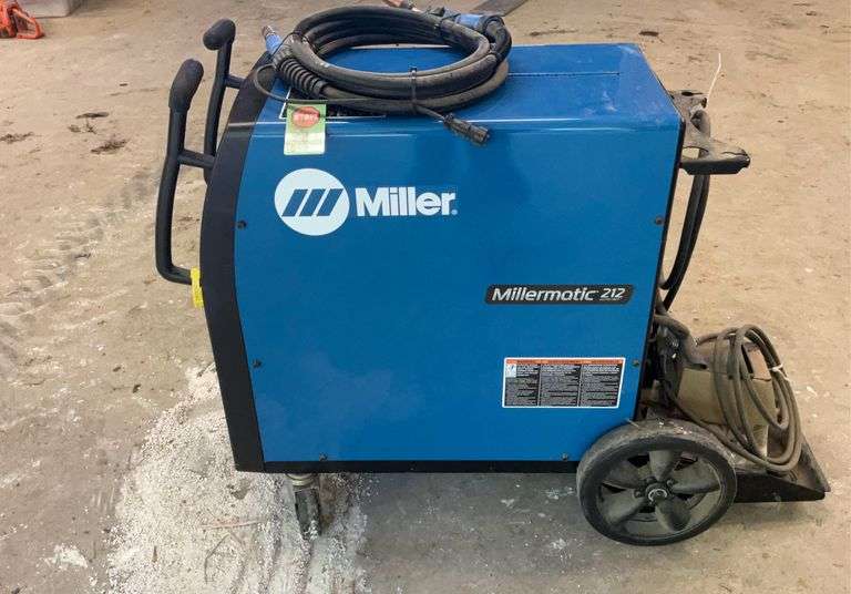 Miller Millermatic 212 Auto Set Wire Feed Welder Never Used Hamilton Maring Auction Group