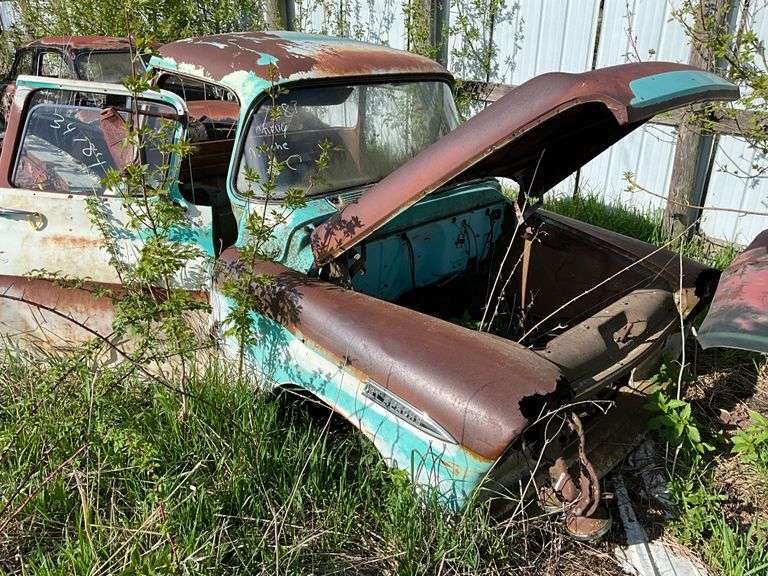 1958? Chevy Apache pickup cab - Hamilton-Maring Auction Group