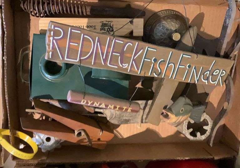 Train whistle, Redneck Fishing sign, Household assortment - Hamilton ...