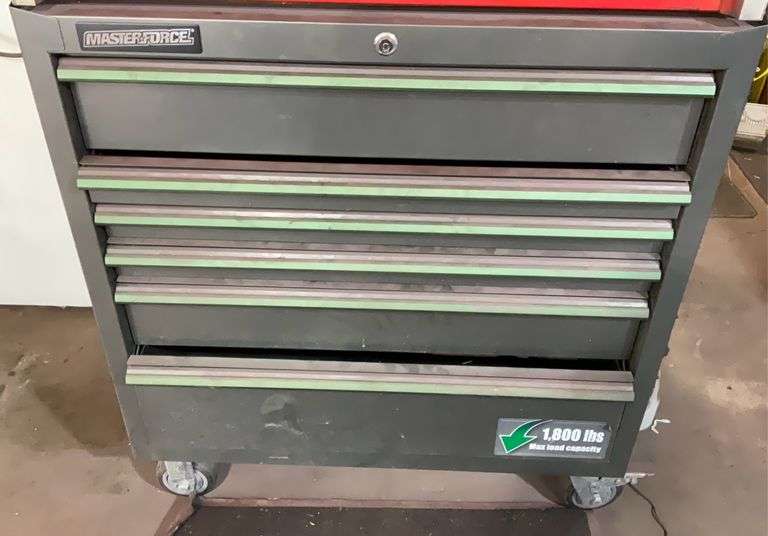 Masterforce tool box base on wheels - Hamilton-Maring Auction Group