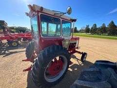 International 656 Gas Tractor, WF, 2 Hyds., 3pt, PTO, Hiniker Cab ...