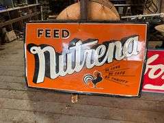 Feed Nutrena large advertising sign - Hamilton-Maring Auction Group