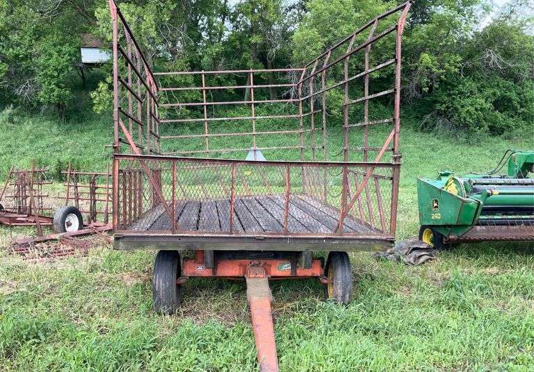 16' bale rack with Bradford 6 ton running gear - Hamilton-Maring ...