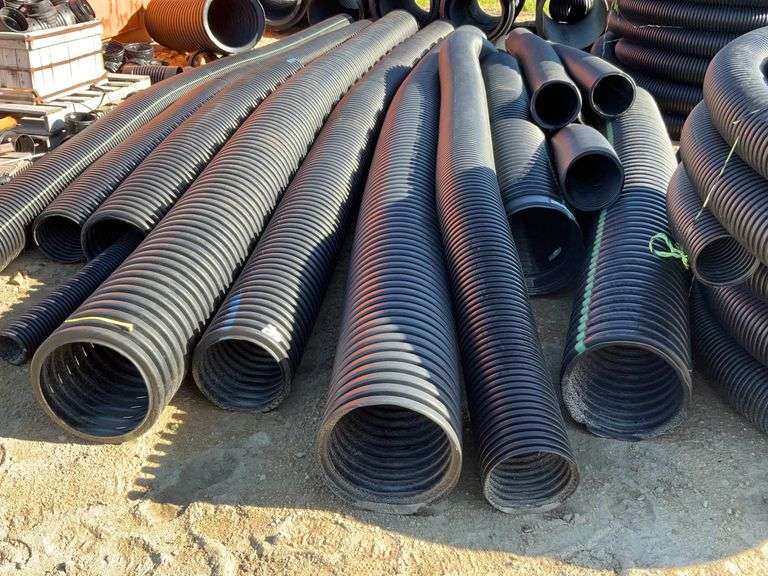 8” and 12” perforated and non perforated tile - Hamilton-Maring Auction ...