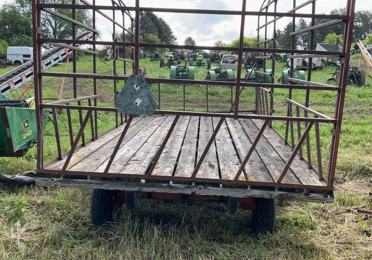 16' bale rack with Bradford 6 ton running gear - Hamilton-Maring ...